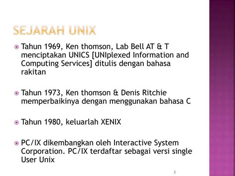 Ppt Sistem Operasi Unix Powerpoint Presentation Free Download Id