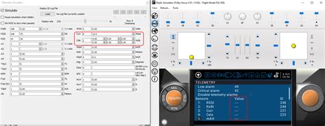 companion simulator telemetry does not work · issue 6906 · opentx