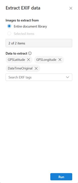 Extract Exif Data From Images—arcgis For Microsoft 365 Documentation