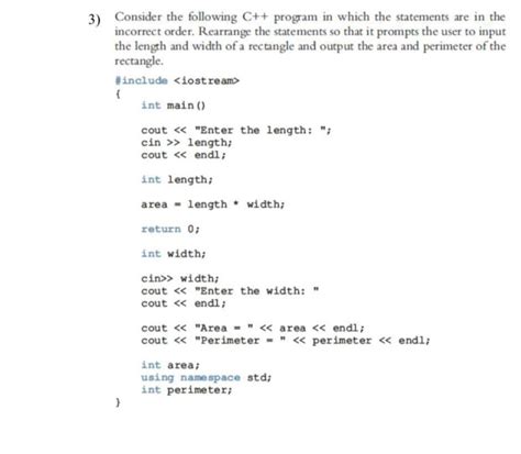 Solved 3 Consider The Following C Program In Which The