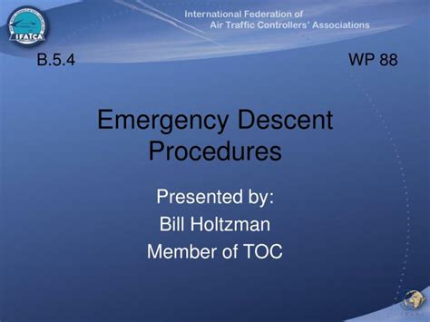 Ppt Emergency Descent Procedures Powerpoint Presentation Free Download Id 2195231