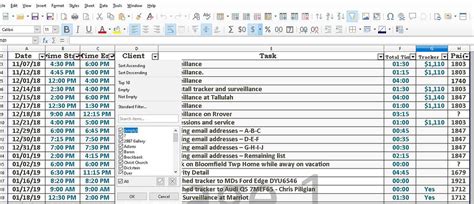 column dropdown menus english ask libreoffice
