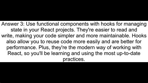 Hooks Vs Classes In React Youtube