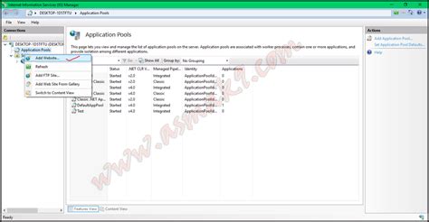 ASP NET MVC 5 Deployment On Windows IIS Server