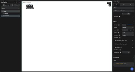 cursor for text input can t be set to pointer how do i weweb community