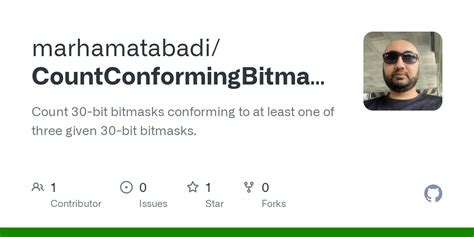 Github Marhamatabadicountconformingbitmasks Count 30 Bit Bitmasks
