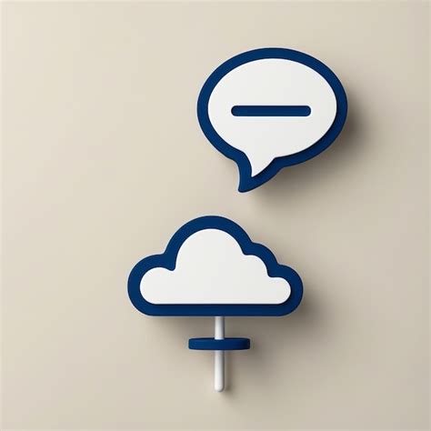 Modern Chat Icons For User Interface Design Premium Ai Generated Image