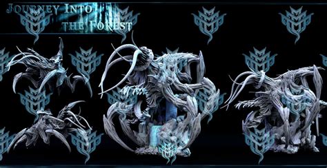 root spawn behemoth 3d printed miniature for tabletop rpgsdungeons and