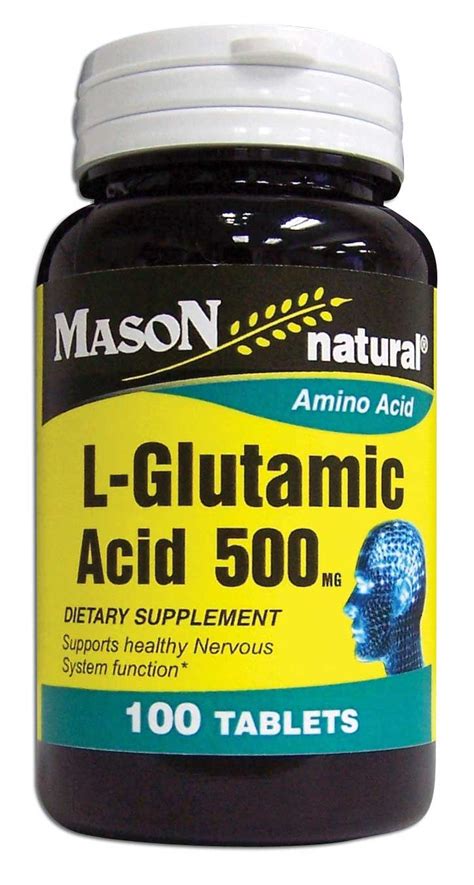 Glutamic Acid Health Supplement Benefits Usage Side