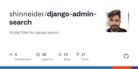 Github Shinneiderdjango Admin Search Modal Filter For Django Admin