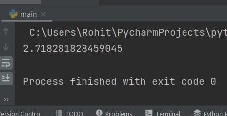 E In Python