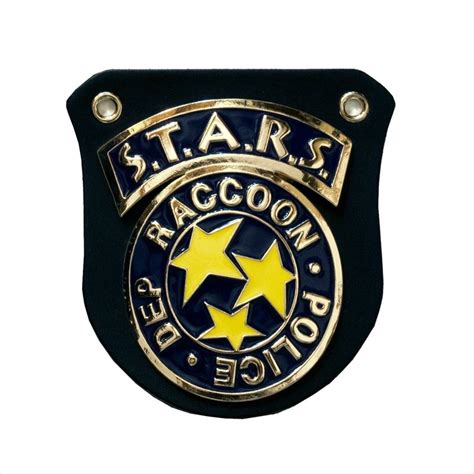 Resident Evil Reprint Police Badge Stars