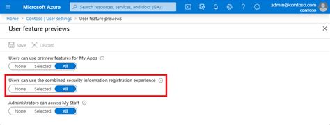 Enable Combined Security Information Registration Azure Active