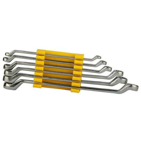 Stanley 70 393 Shallow Bi Hex Spanner Set 6x7 16x17mm 6 Pieces At
