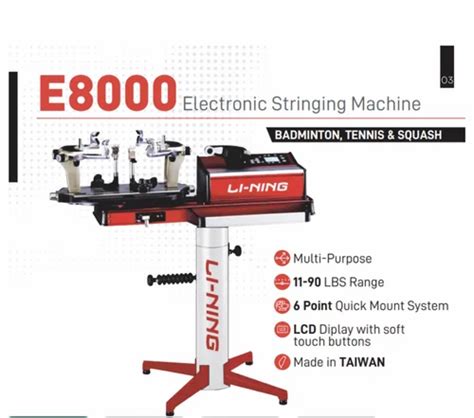 Lining Electronic Stringing Machine E8800 At ₹ 340000 Stringing