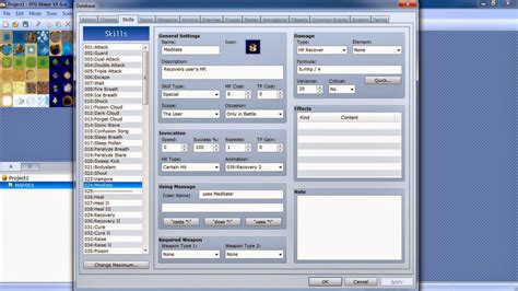 Tutorial RPG Maker VX Ace Asignar Habilidades A Teclas Programa Videojuegos