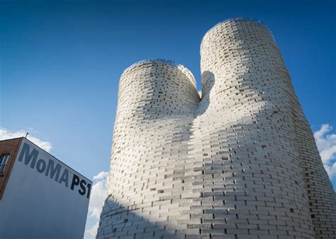 Tower Of Grown Bio Bricks By The Living Opens At Moma Ps1