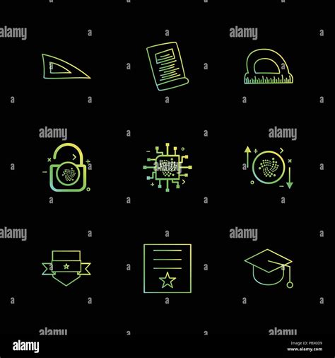 Scale Geometry Paper D Scale Lock Unlock Sheild Badge