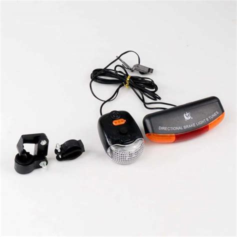 Promo Lampu Sepeda Rem Sein Kiri Kanan 7 Led Dengan Klakson Xc 408 Sepeda Boncengan Listrik