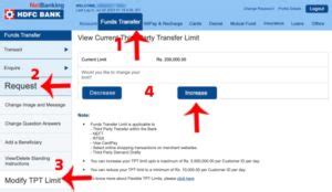 How To Increase HDFC Fund Transfer Limit 5 Easy Steps BankBooklet Com