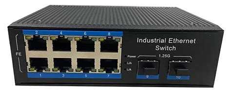 Port Mbps G SFP Un Managed Industrial Switch PoE Switch As Optional Industrial
