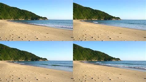 唯美的沙滩海滩山湾 3840x2160 高清视频素材下载 编号 8039365 实拍视频 光厂 Vj师网