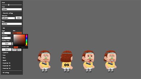 Player Editor In The Works Image Kopanito All Stars Soccer Moddb