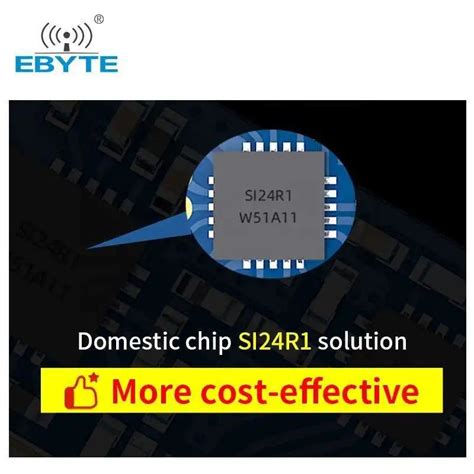 Ebyte E01c Ml01sp2 Si24r1chip Small Size Built In Pcb Antenna 20dbm 100mw Spi Rf Module 2 4ghz
