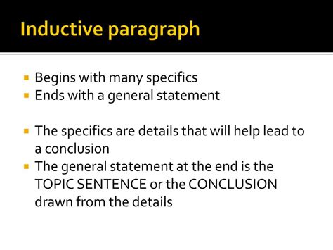 Four Basic Structures Of Developmental Paragraphs Ppt Download