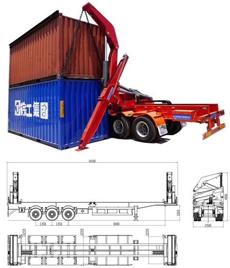 Container Side Loader Trailer For Sale Side Loader Container Transport Price