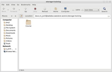 Mounting Swestore Lunarc Documentation