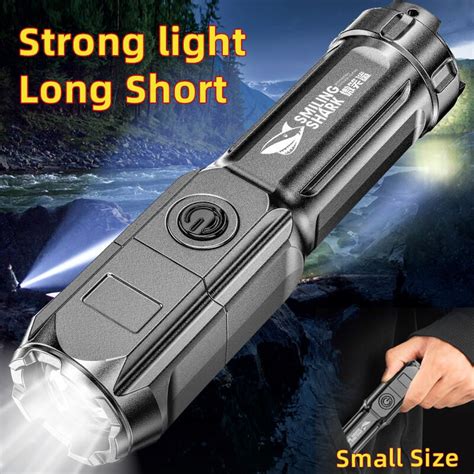 【ready Stock】mini 3 Mode Led Rechargeable Touchlight Usb Waterproof Mini Torchlight Lampu Suluh