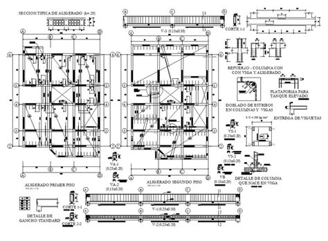 Column To Beam Connection Detail Plan And Section Autocad File
