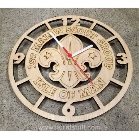 Personalised Scout Clock
