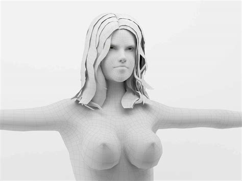 Naked Girl Animations Pack D Model By Noker