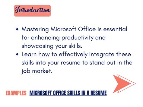 How To Include Microsoft Office Skills In A Resume 1 Pdf