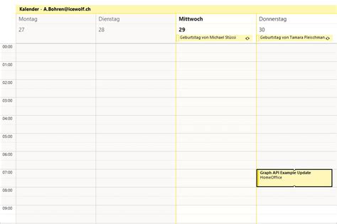 Microsoft Graph Rest Api Outlook Calendar With Powershell Icewolf Blog