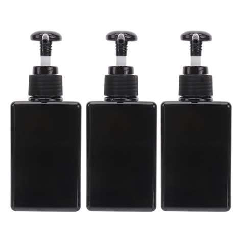 liyunmiao 3pcs plastic shampoo bottle subpackage lotion bottle squared