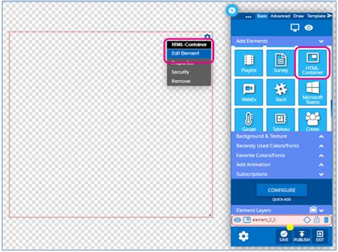 How To Use The Html Container Element Korbyt Knowledge Base