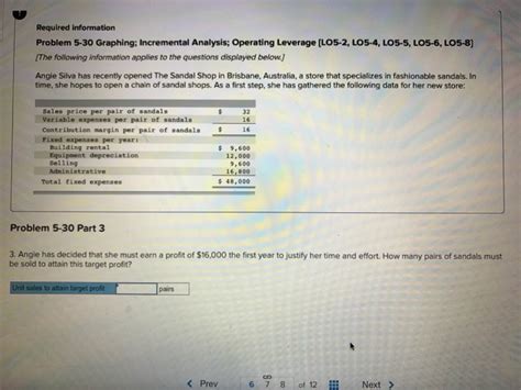 solved required information problem 5 30 graphing