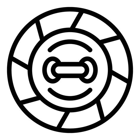 Handcrafted Button Icon Outline Vector Pants Fabrication Details