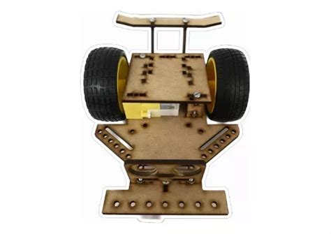 kit chasis robot seguidor de linea mdf arduino envío gratis