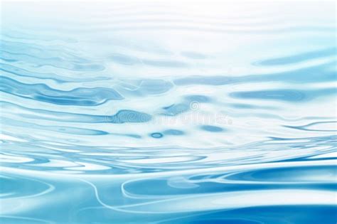 Ai Generated Abstract Image Of Light Blue Water Ripples Creating A Serene And Calming Effect