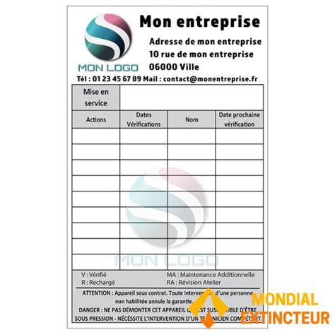 Pack Of 1000 Personalised Maintenance Labels 90 X 120 Mm