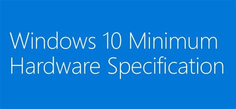 Estos Son Los Requisitos M Nimos De Hardware Que Tendr Windows