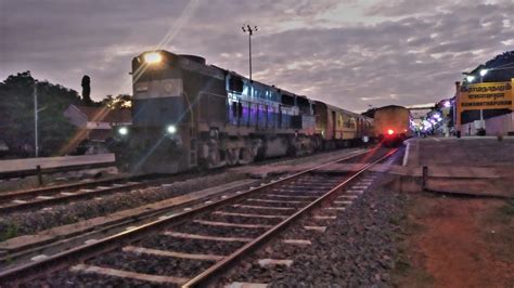 Lp Saves Cow🐄 16734 Okha Rameswaram Weekly Express Ed Wdg3a