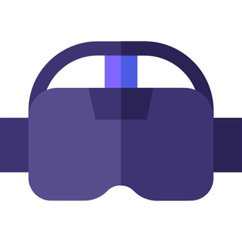 Vr Glasses Basic Straight Flat Icon Vr Glasses Basic Straight Flat Icon