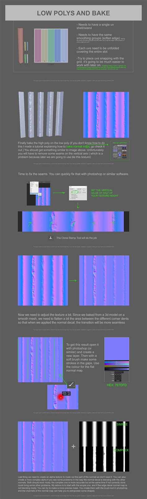 Normal Edge Decal Tutorial For Game Environment