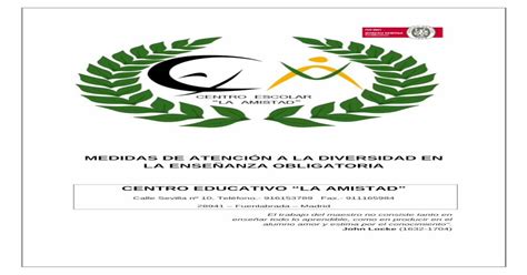 Medidas De AtenciÓn A La Diversidad En La · Medidas De AtenciÓn A La
