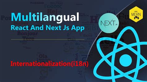 Build a Multi language React and Next.js App And Deploy - YouTube